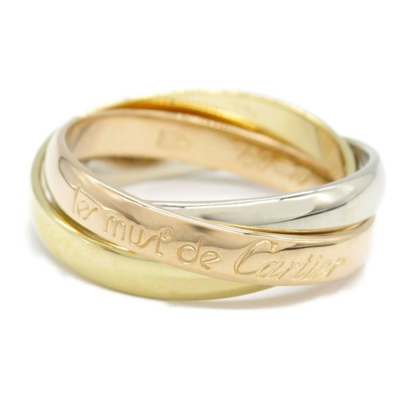 Cartier | Jewelry | Cartier Trinity Gold Yellow Gold Ring | Poshmark